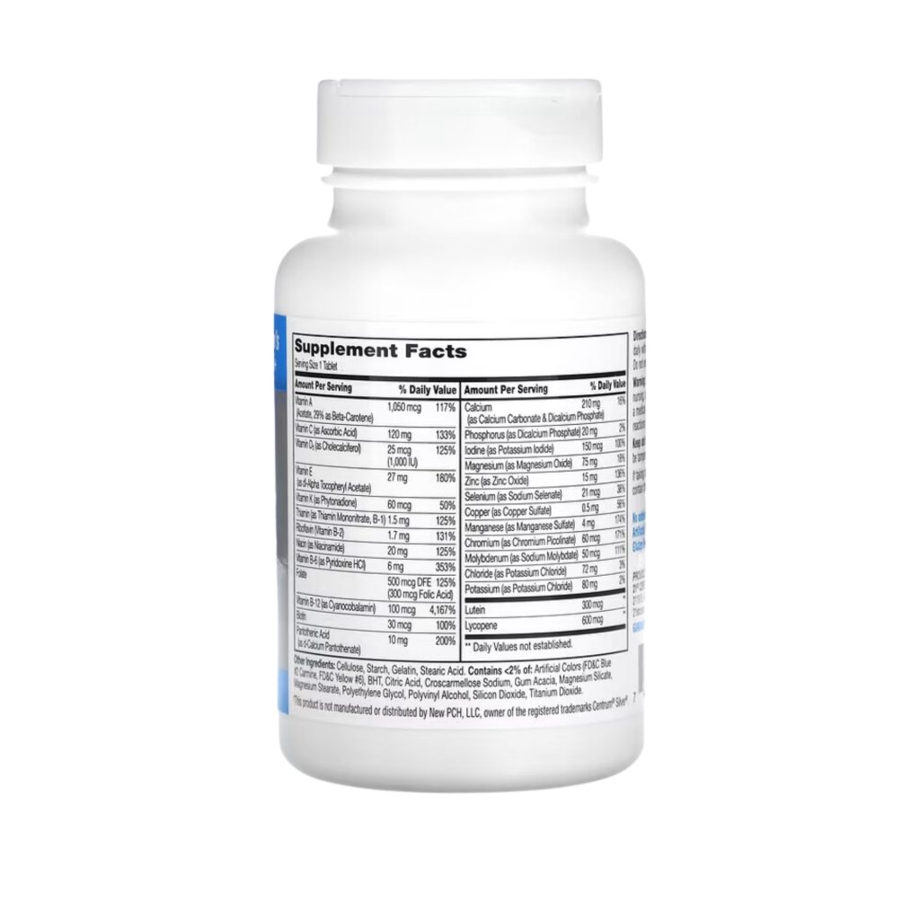 (English) 21st Century, Sentry Senior, Multivitamin & Multimineral ...