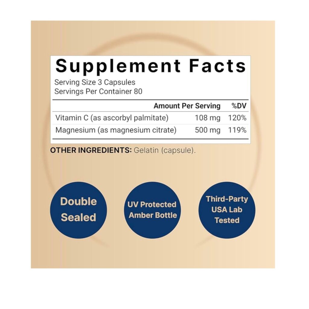 NatureBell Magnesium Citrate 500mg, 240 Capsules – Mr. Vitamin Protein