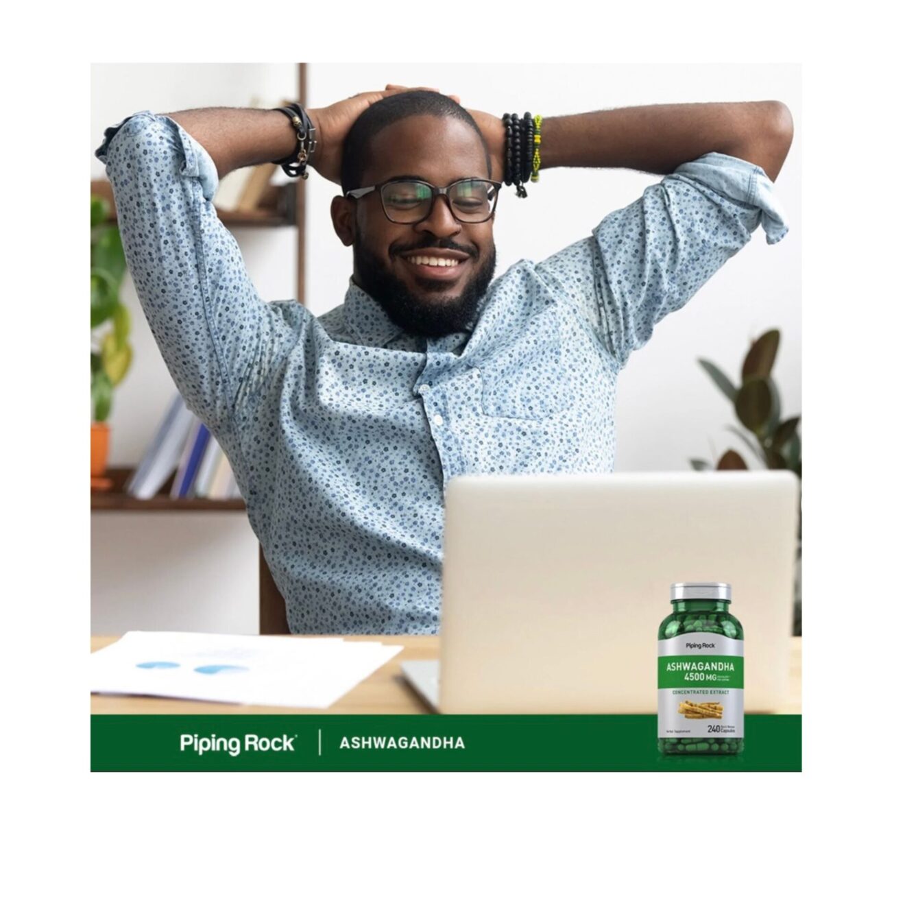 Piping Rock Ashwagandha Supplement 4500mg | 240 Capsules - Mr. Vitamin ...
