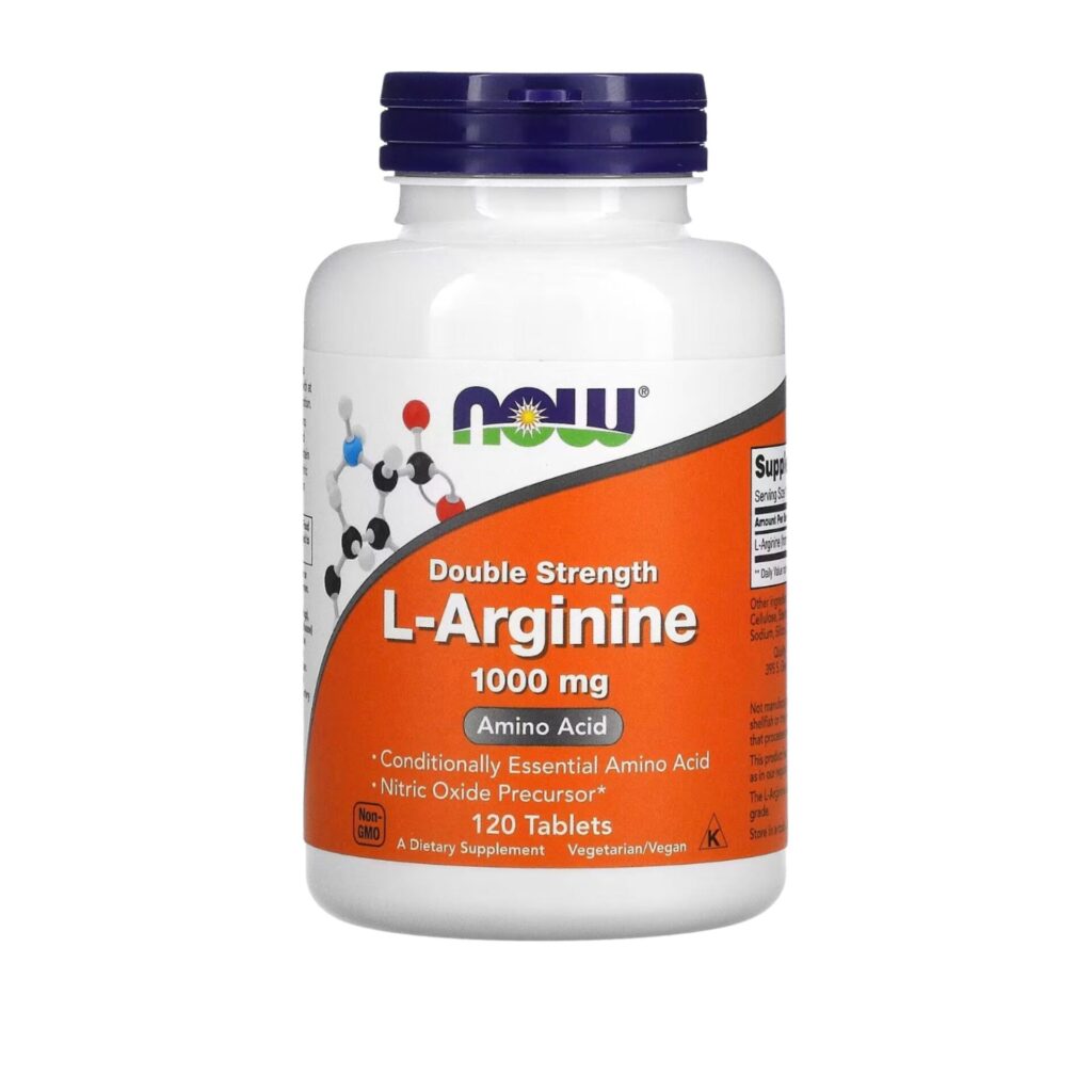 NOW, L-Arginine, 1000 mg, 120 Tab / ناو فودز‏, ل-أرجينين، 1,000 ملجم ...